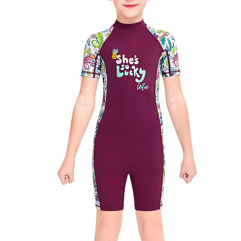 DIVE SAIL Wet Suit Girls Quick Dry Shorty Swimsuit Kids Shor - TikTok ...