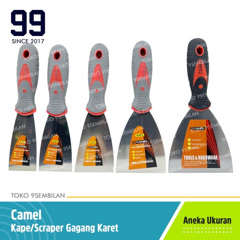 Camel Kape Scraper Gagang Karet 1,5" 2" 2,5" 3" 4" Inch Ukuran - Shop ...