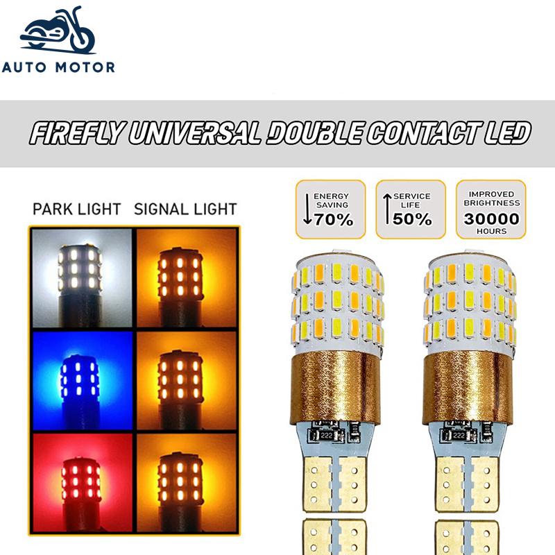DUAL CONTACT LED Dual Mode T15 Signal/Park Light color white - TikTok ...