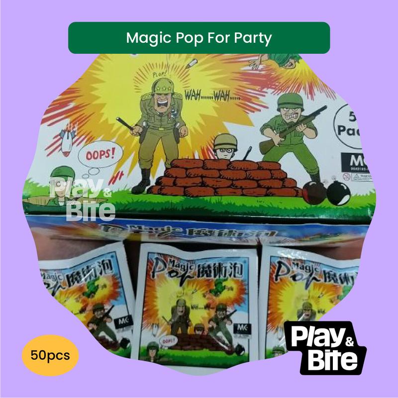 Magic Pop Explosion Explosives 50 Pcs Funny Smelly Stinky Fart - TikTok ...