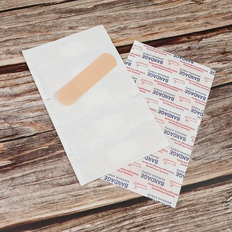 100pcs/set Skin Color Band Aid Waterproof Plasters Wound Dressing ...