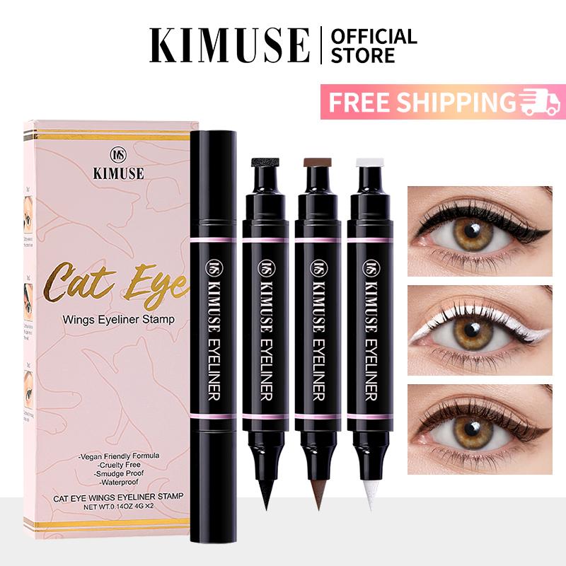 Kimuse 2 pcs/set 3 colors double head waterproof eyeliner pe - TikTok ...