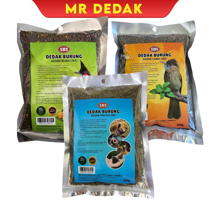 [300G] DEDAK BURUNG SBS PREMIUM | DB100 | DB101 | DB202 | MURAI, MURAI ...