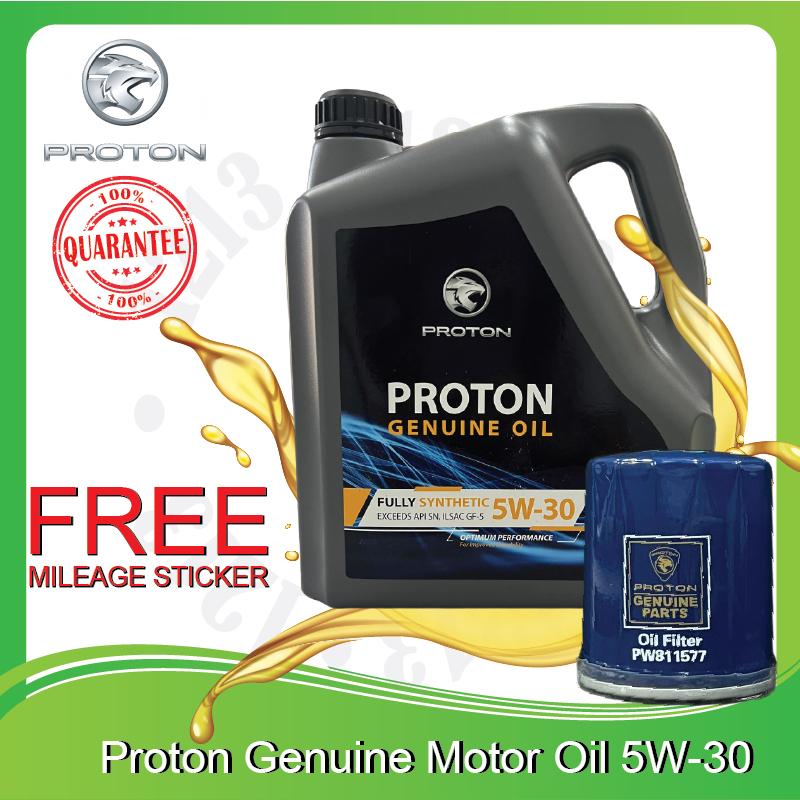 NEW ORI FULLY SYNTHETIC 5W30 4L PROTON X50 X70 SAGA PERSONA VVT ...