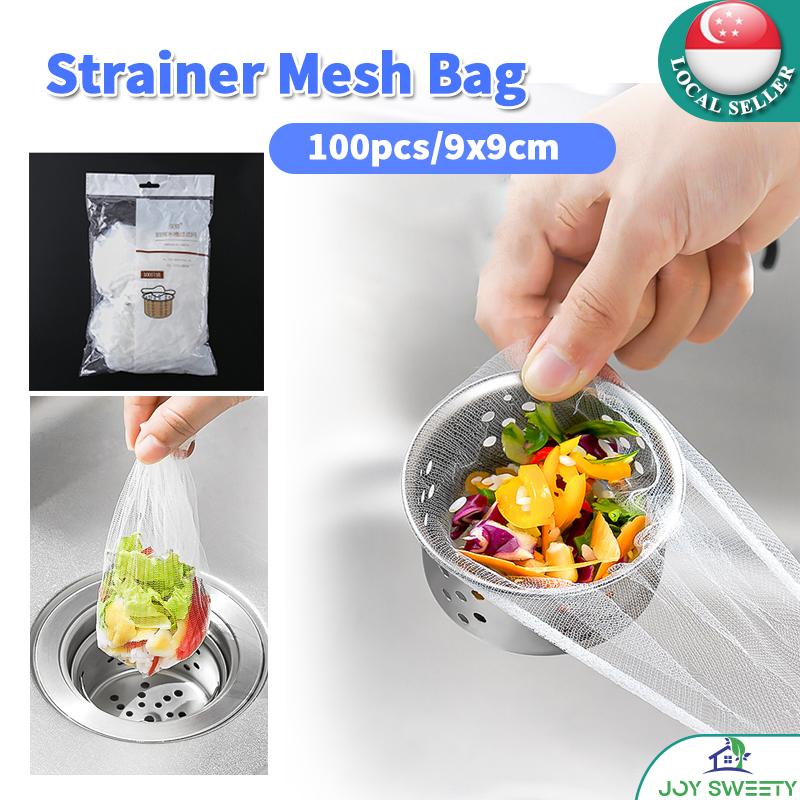 🇸🇬【SG stock】100pcs Kitchen Sink Drain Filter Net Anti-clog - TikTok ...