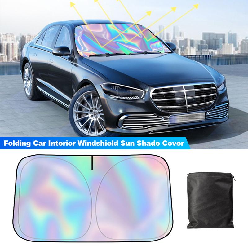 Folding Car Interior Windshield Sun Shade Cover Visor Protector Anti UV ...