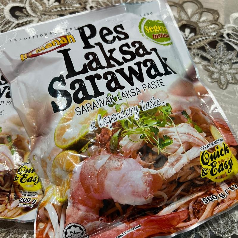 Pes Laksa Sarawak Brand Hj Manan paket 500Gram Cooking - TikTok Shop ...