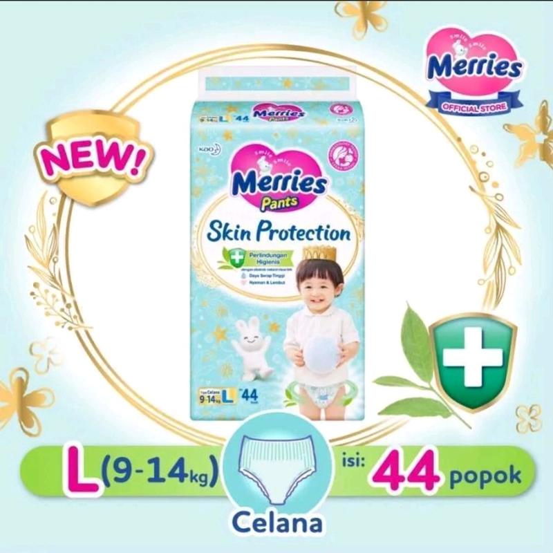 Merries Skin Protection Pants L44 M50 / Popok Celana Merries - Shop | Tokopedia