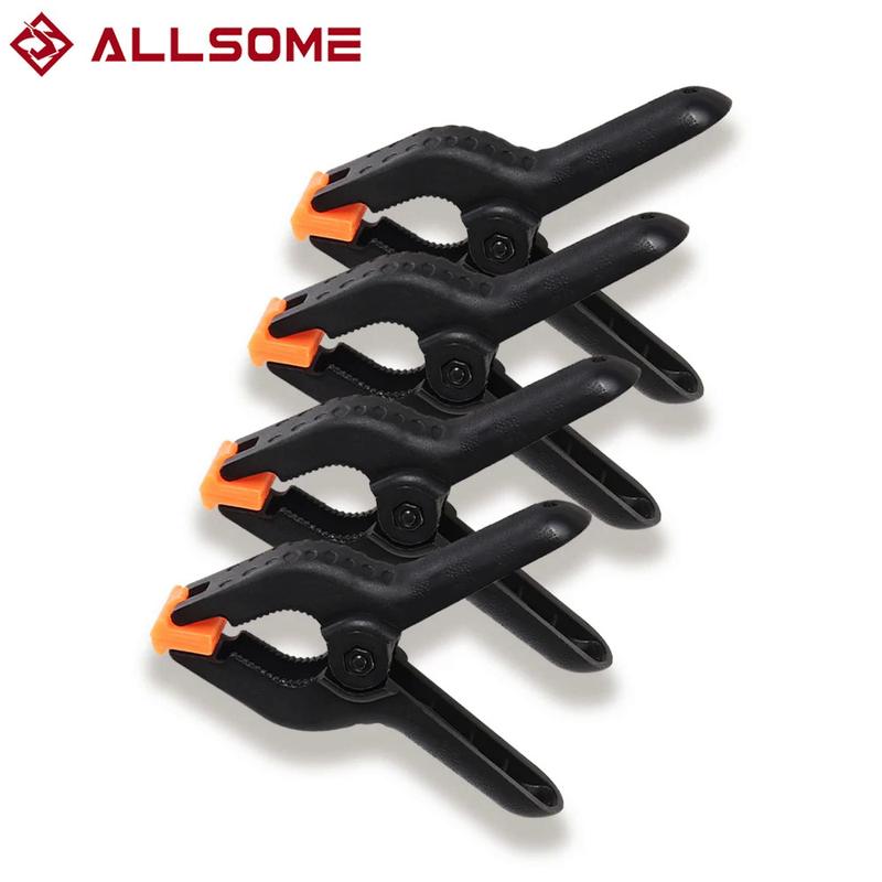 Allsome 4PC 4inch Spring Clamps DIY Plastic Nylon Clamps Spring ...
