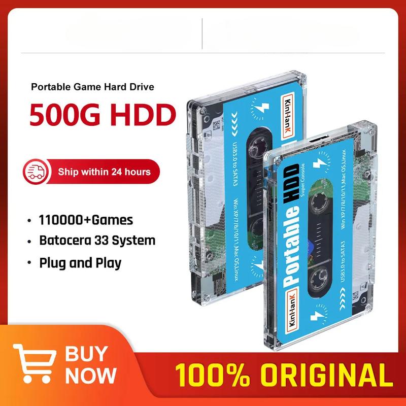 Super Console X Batocera 33 500G Hard Drive Disk 110000+ Retro Video ...