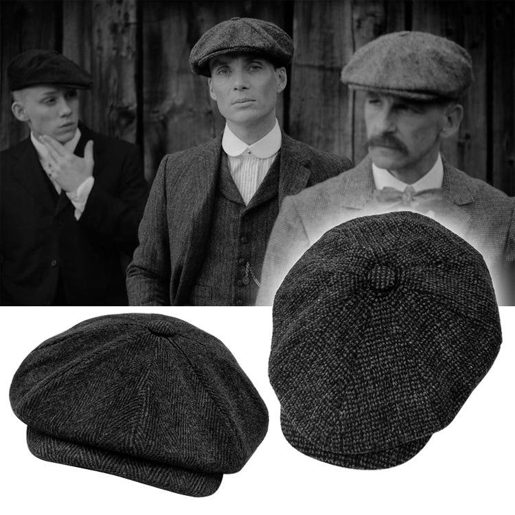 Topi Parti, Topi Octagonal Peaky Blinder, Topi Newsboy British - TikTok ...