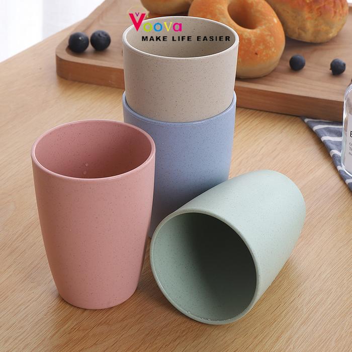 Promo [COD] Gelas Polos Dan Gelas Gagang/ Wheat Straw/ Gelas Jerami ...