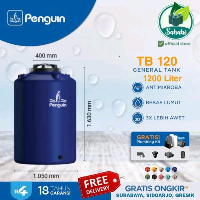 Jual Tandon Air / Toren Air / Tangki Air Penguin TB 120 R4 1200 Liter ...