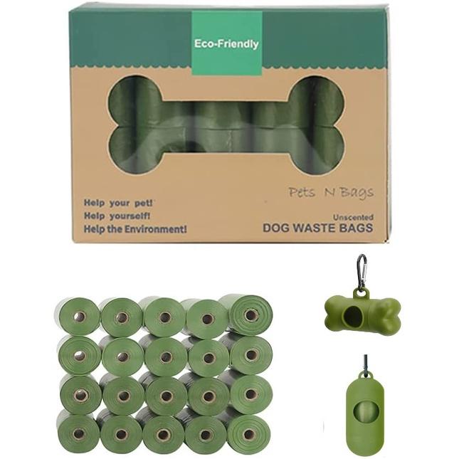 Eco-Friendly Dog Poop Bag with Dispenser, Pets Waste Collection ...