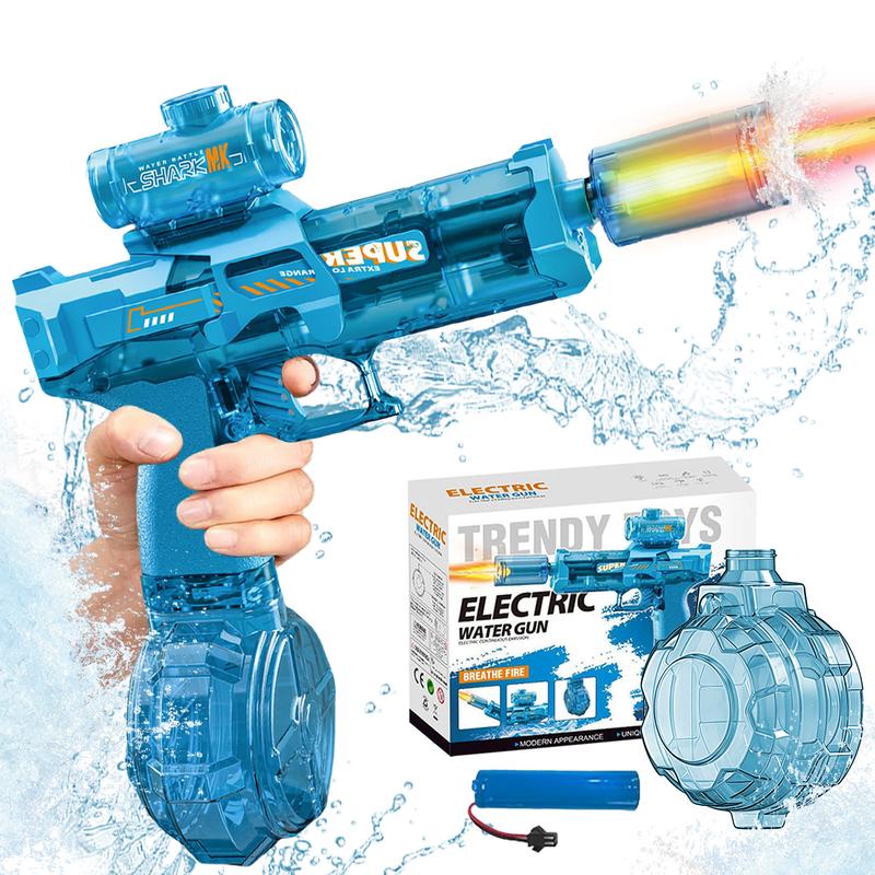 Electric Water Gun with Muzzle Light,Auto Water Gun Blaster,Squirt Gun ...