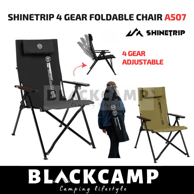 ShineTrip Foldable Chair Four-Gear Adjustable Outdoor Campin - TikTok ...