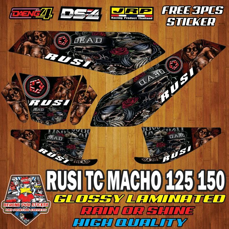 Rusi Tc Macho 125 150 Tribal edition Decals - TikTok Shop Philippines