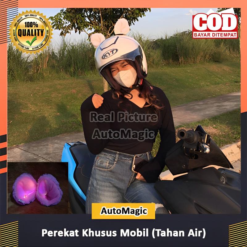 Kuping Helm LED Keren - Kuping Kucing Untuk Semua Jenis Helm - Shop ...
