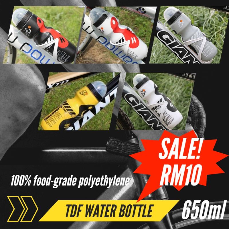 TDF 650ml BOTTLE WATER Cycling Road Bike MTB RB Mountain Bikes - TikTok ...
