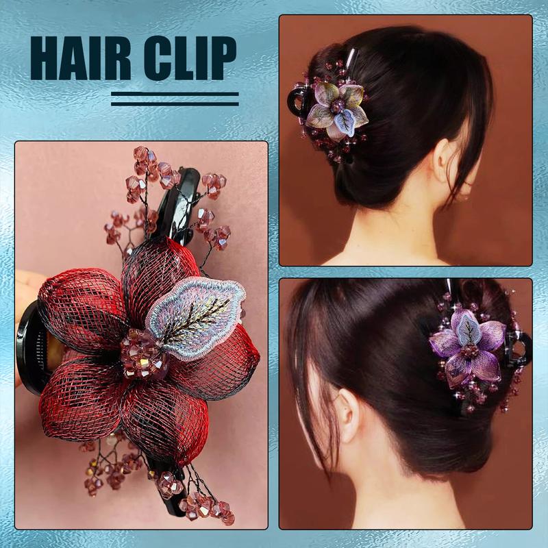 Jepit Rambut Bunga, Jalinan Wayar Tembaga, Untuk Wanita, Klip Jerung ...