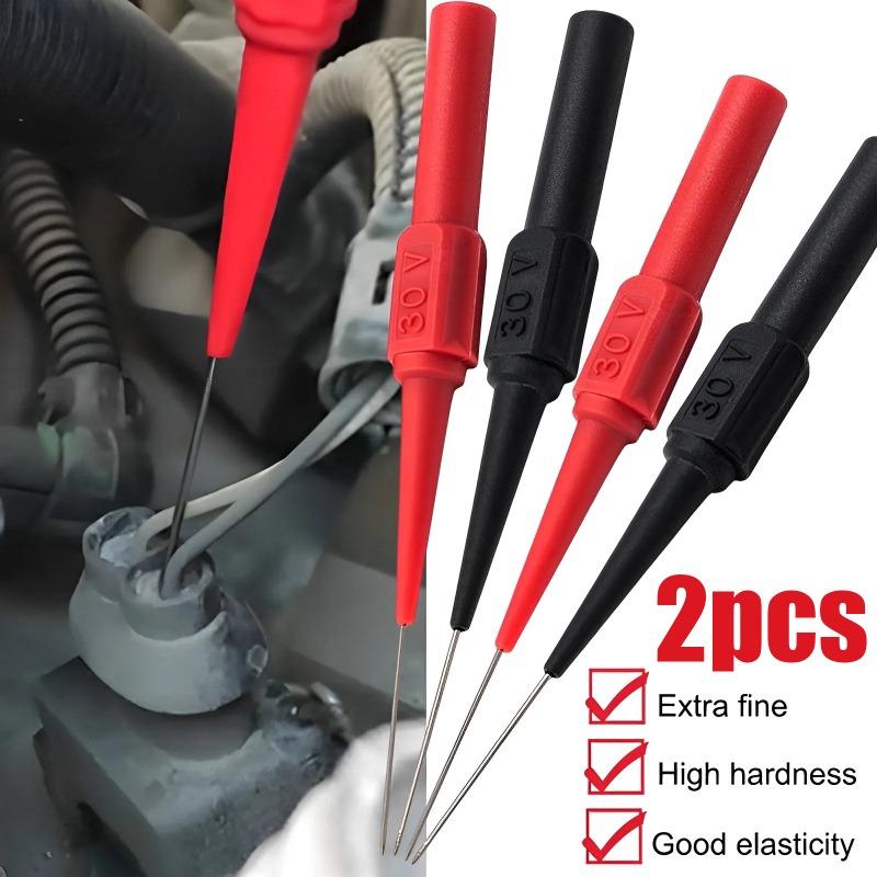 2pcs 30V Car Tip Probes Diagnostic Tools Auto Multimeter Leads Back ...