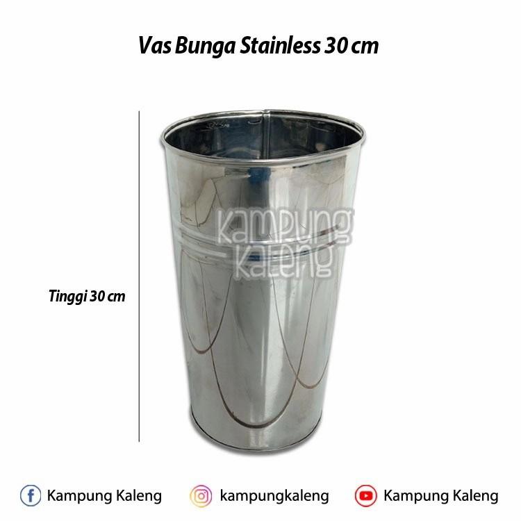 Vas Bunga Stainless Ukuran 30 Cm - Shop | Tokopedia