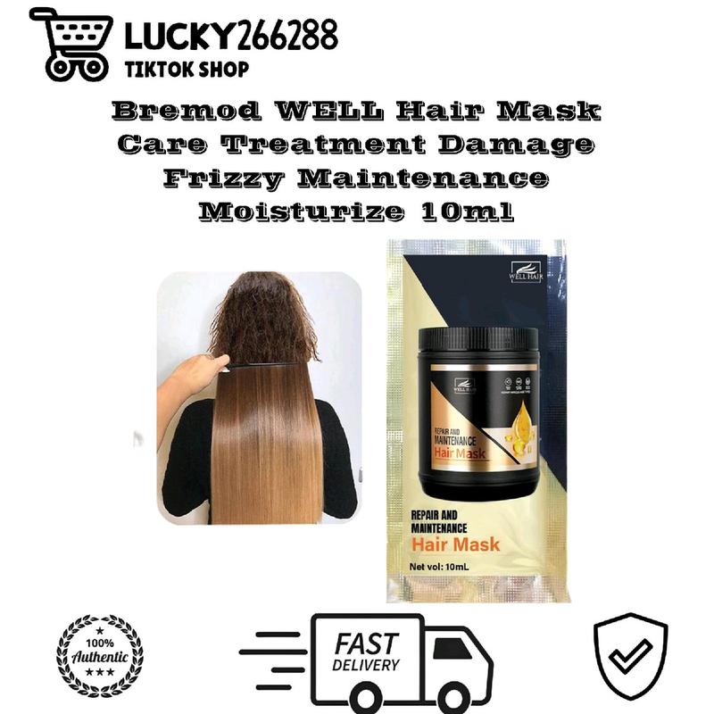 SACHET 10ml ONLY !!!!! Bremod WELL Hair Mask Care Treatment Damage ...