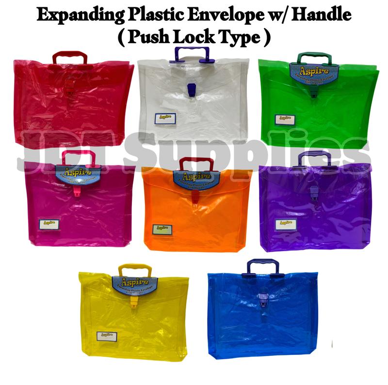 Aspire Expanding Plastic Envelope Long w/ Handle [Push Lock] - TikTok ...