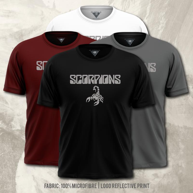 Tshirt Band | Scorpions tshirt | Microfiber quick dry | Reflective ...