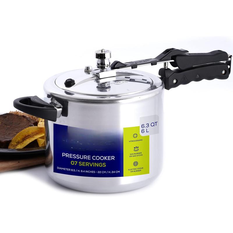 (6.3 Quart / 6 Liter) Cooker, 7 Servings, Aluminum Cooker With - TikTok ...