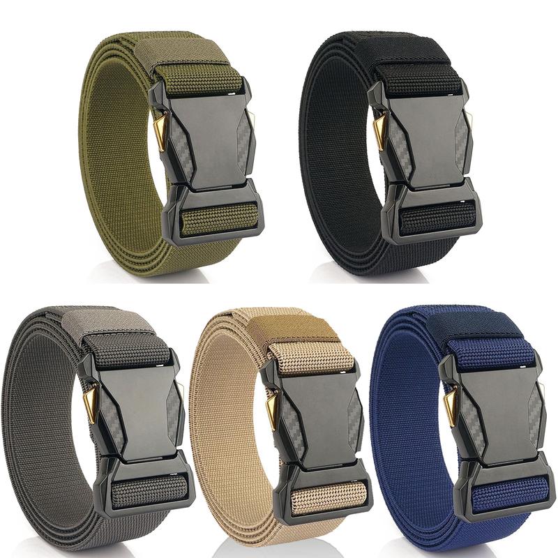 Men's Belt Belts with Quick Release ABS Buckle Outdoor Multi - TikTok ...