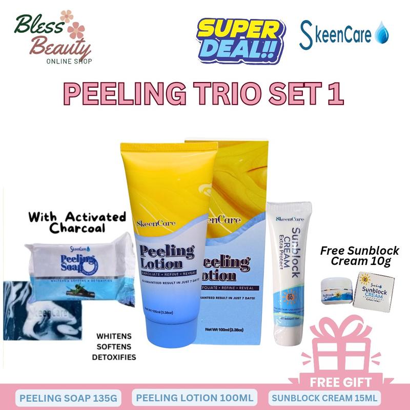 TRIO SET Original Skeencare Peeling Set [100ml Peeling Lotio - TikTok ...