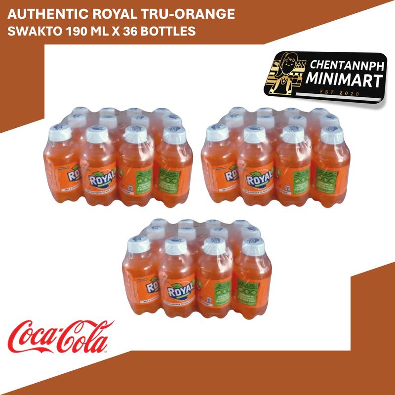 3 PACKS - Authentic COCA-COLA ROYAL Tru-Orange Swakto Softdrinks ...