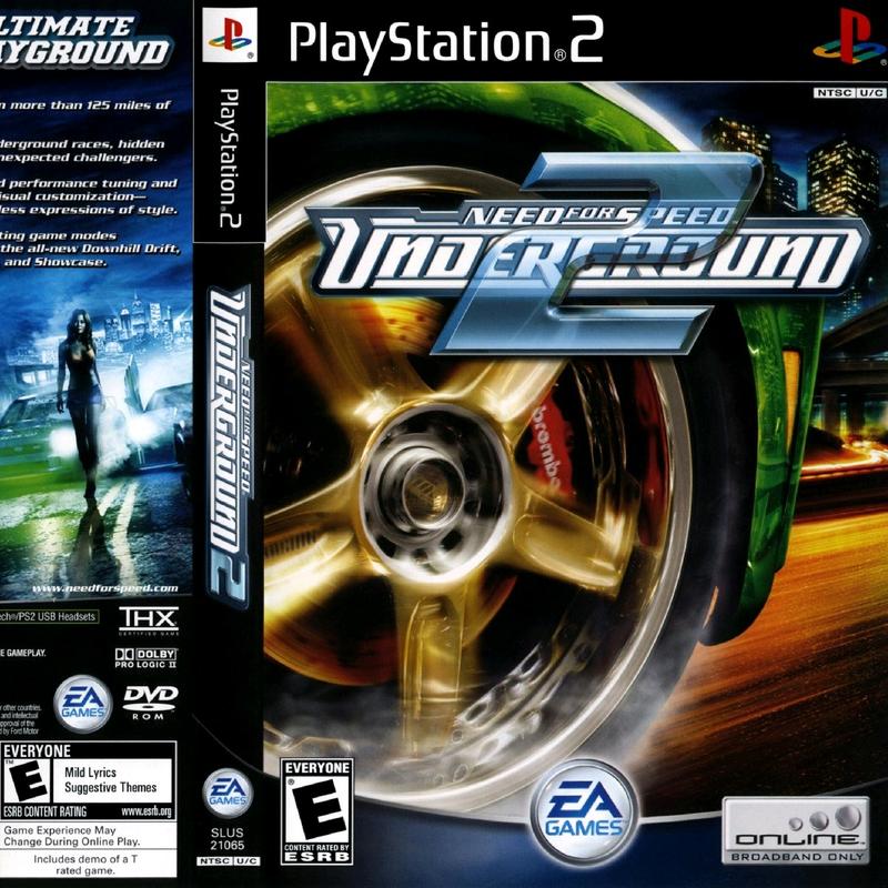 PlayStation PS2 CD DVD GAMES ( Need for Speed: Underground 2 - TikTok ...