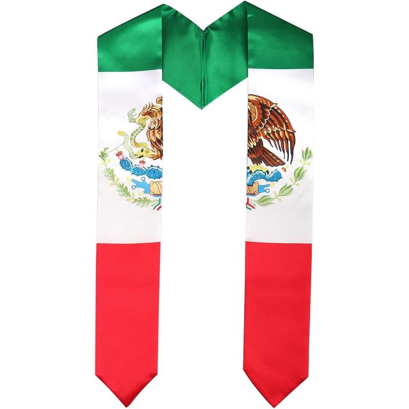 Mexican Graduation Sash for Class of 2024, Country Flag Scarf for ...