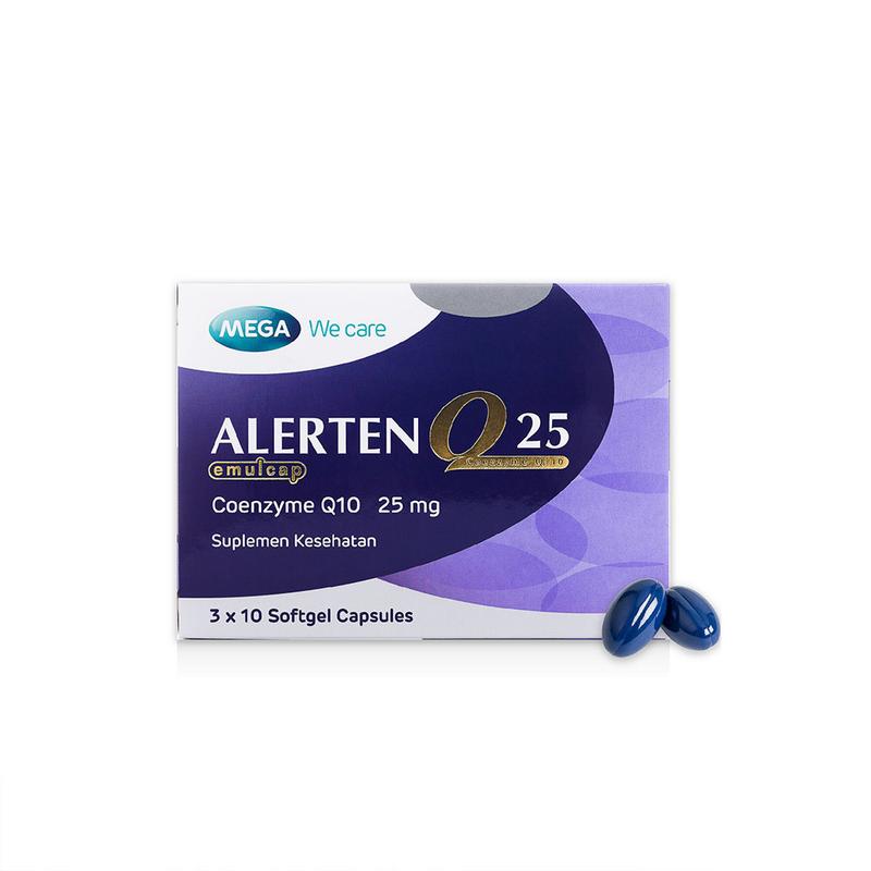 Alerten Q 25 mg 30 Kapsul suplemen kesehatan - Shop | Tokopedia