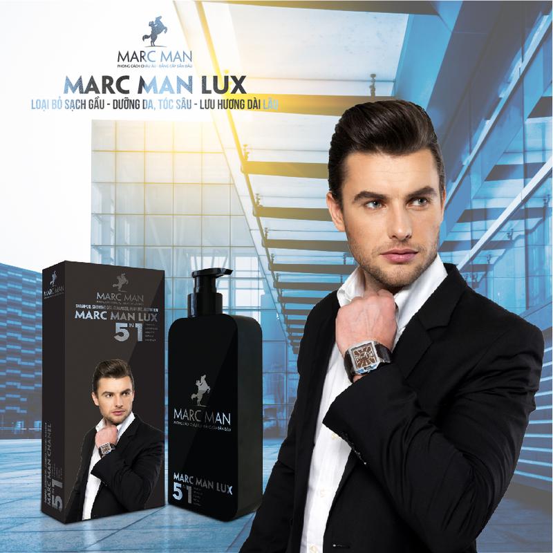 Gel tắm gội toàn thân MARC MAN LUX 5IN1- dung tích 350ml - Siêu ...