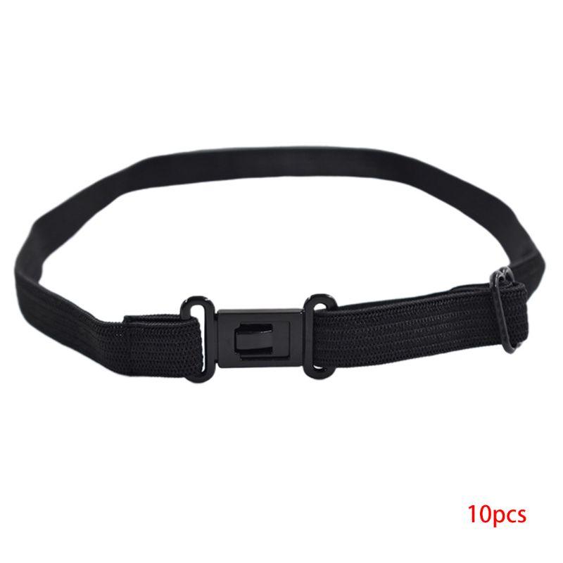 10Pcs DIY Accessories Bow Tie Adjustable Belt Elastic Strap Extender ...