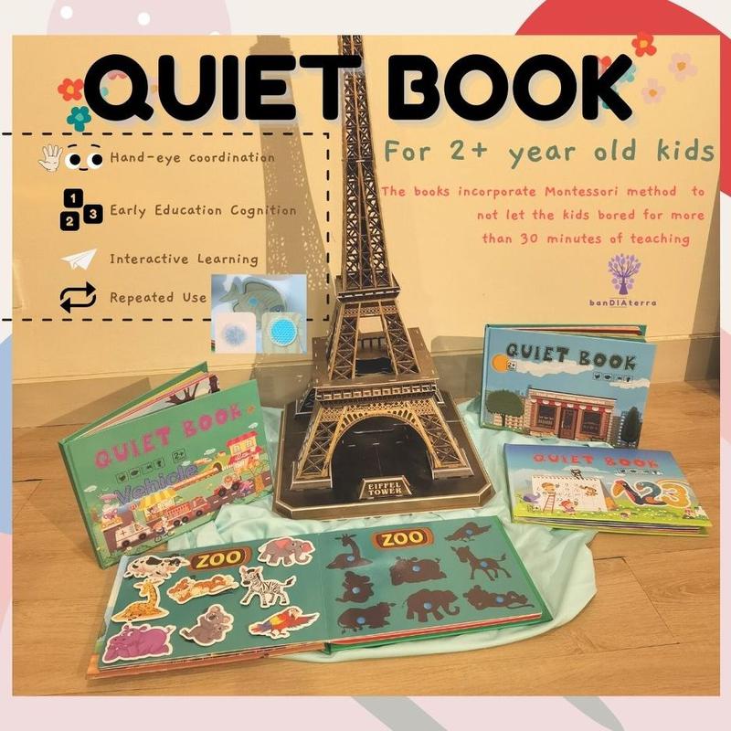 Bandiaterra Buku Aktivitas Pengetahuan Anak / Buku Velcro Keterampilan ...