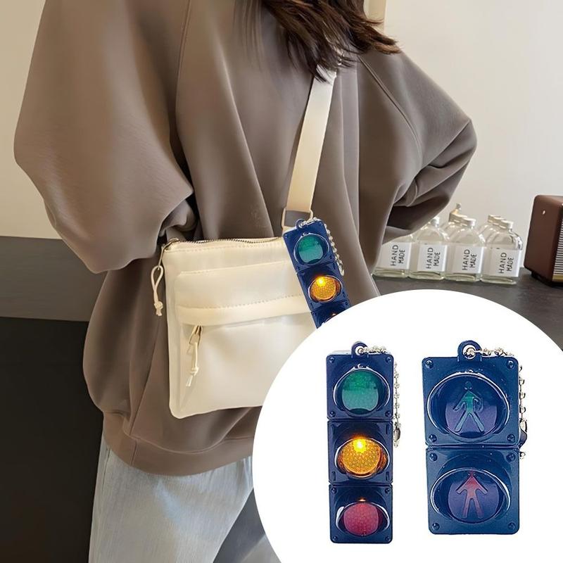 Gift Simulation Traffic Light Keyring Ornament Handmade Pedestrian ...