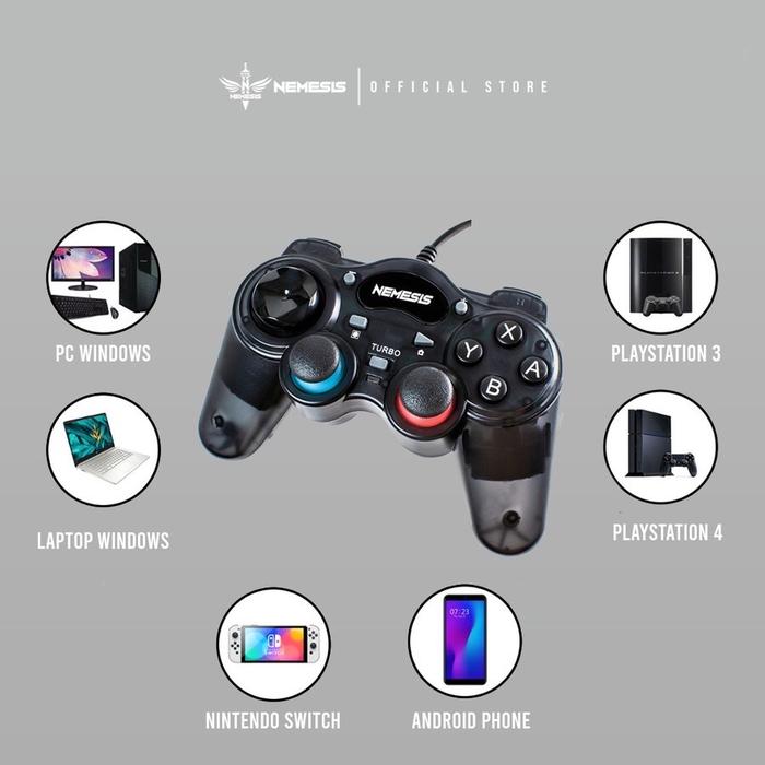 Jual Gamepad gaming nyk nemesis horkos Gp300 multiplatform - Kota ...