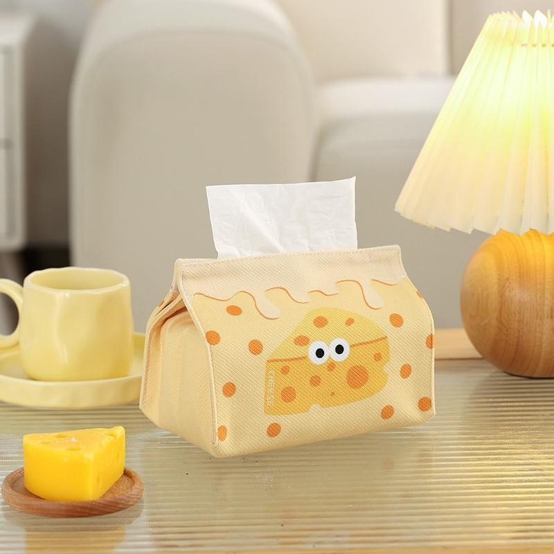 Surprised Cheese Tissue Box Cute Cartoon Tissue Box Living Room ...