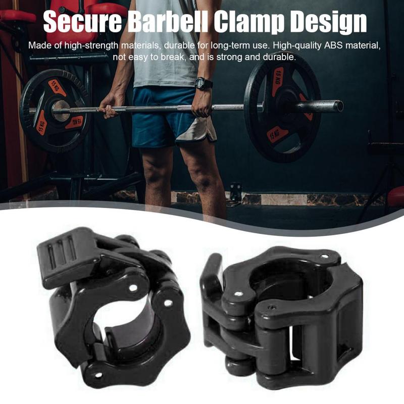 ilayersf- Durable Barbell Clamp High-strength Barbell Clamp Quick ...