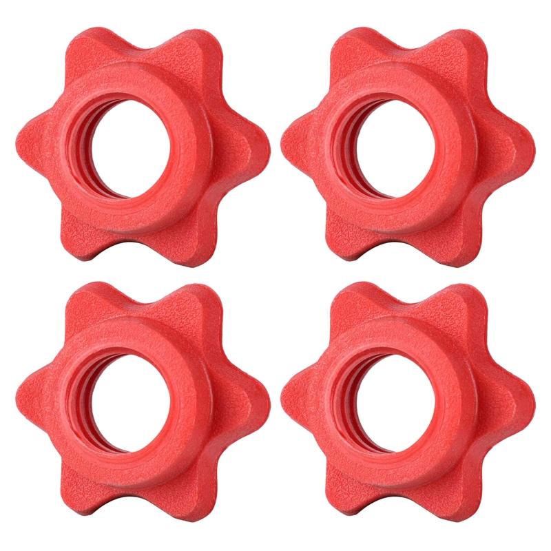 RUNG 4Pcs Dumbbell Rod Nut Non-Slip Hex Nut Spinlock Collars - TikTok ...