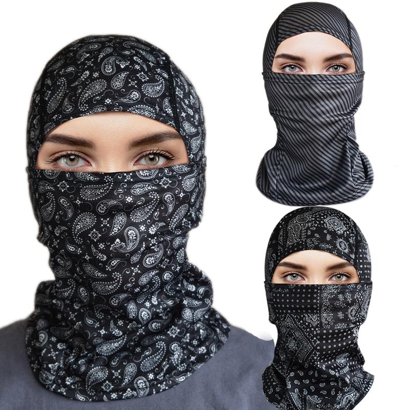 Topeng Muka Balaclava, Topi Tudung Bandana, Hiasan Kepala, Sesuai ...
