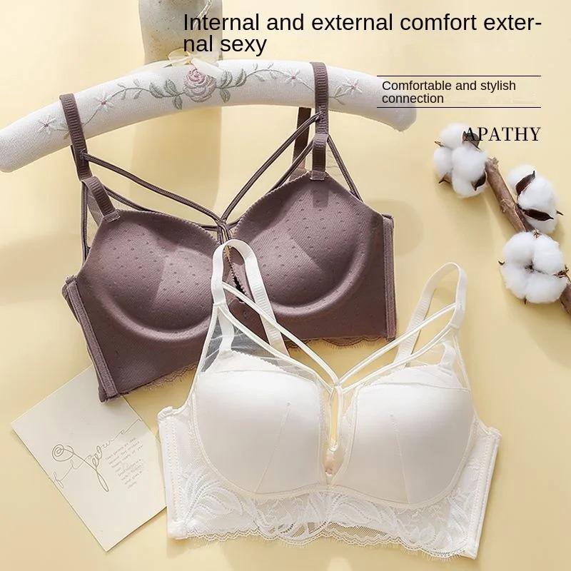 Comfortable Summer Underwear for Women - 6cm Gathered Cups Bra ...
