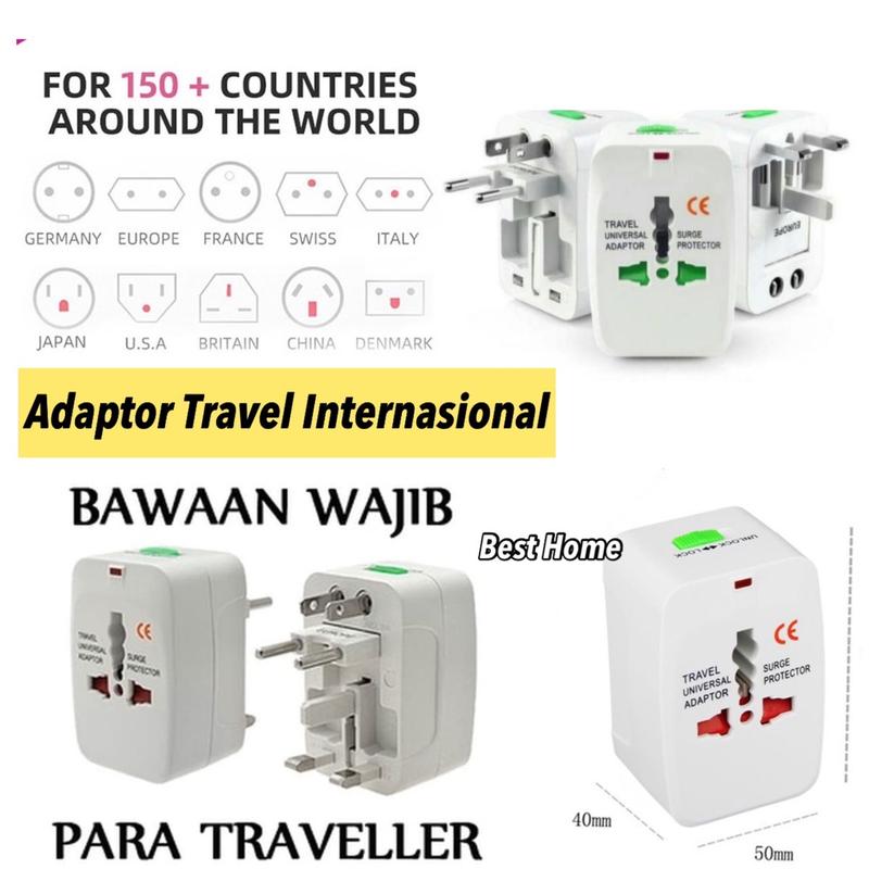 Travel Adaptor Charger Internasional Colokan Universal - Shop | Tokopedia