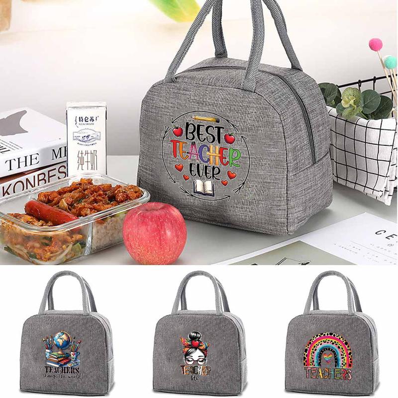 Teacher's Day gift, high-end lunch box storage bag, thicker canvas ...