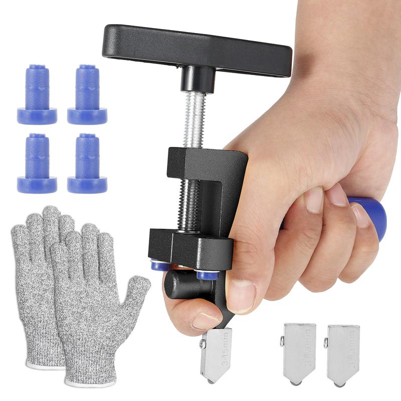 เครื่องตัดกระเบื้อง 2-in-1 เครื่องมือช่างตัดกระเบื้องแก้วแบบแมนนวล - TikTok Shop Thailand