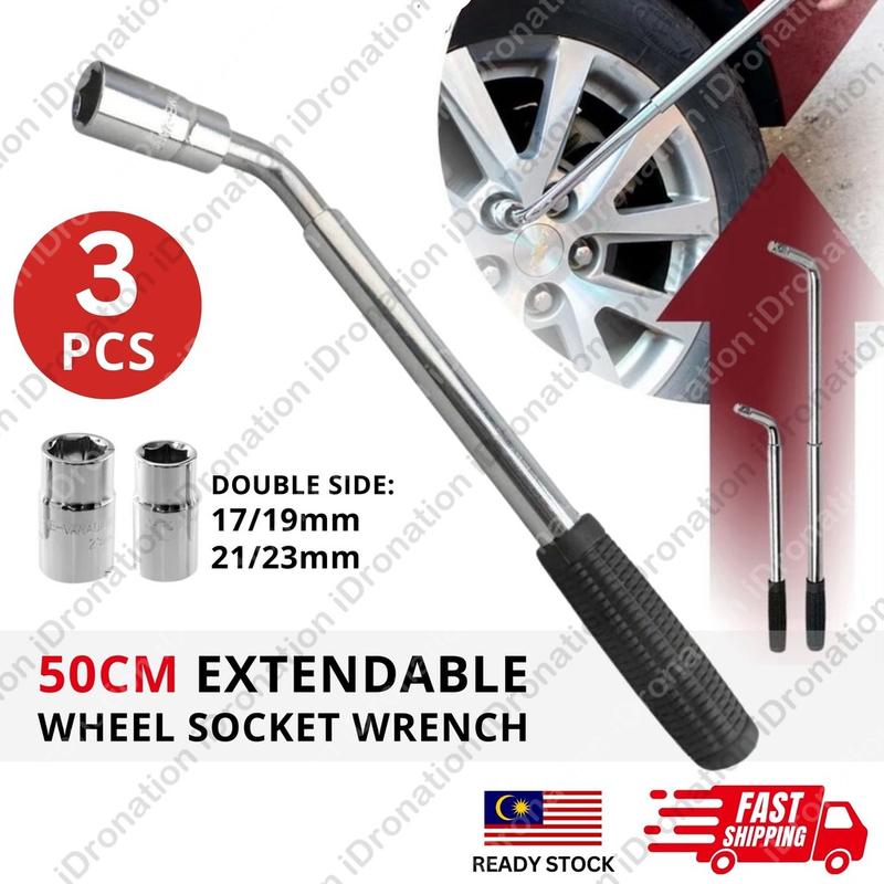 3PCS Pembuka Tayar Kereta Extendable Telescoping Tyre Wrench - TikTok ...